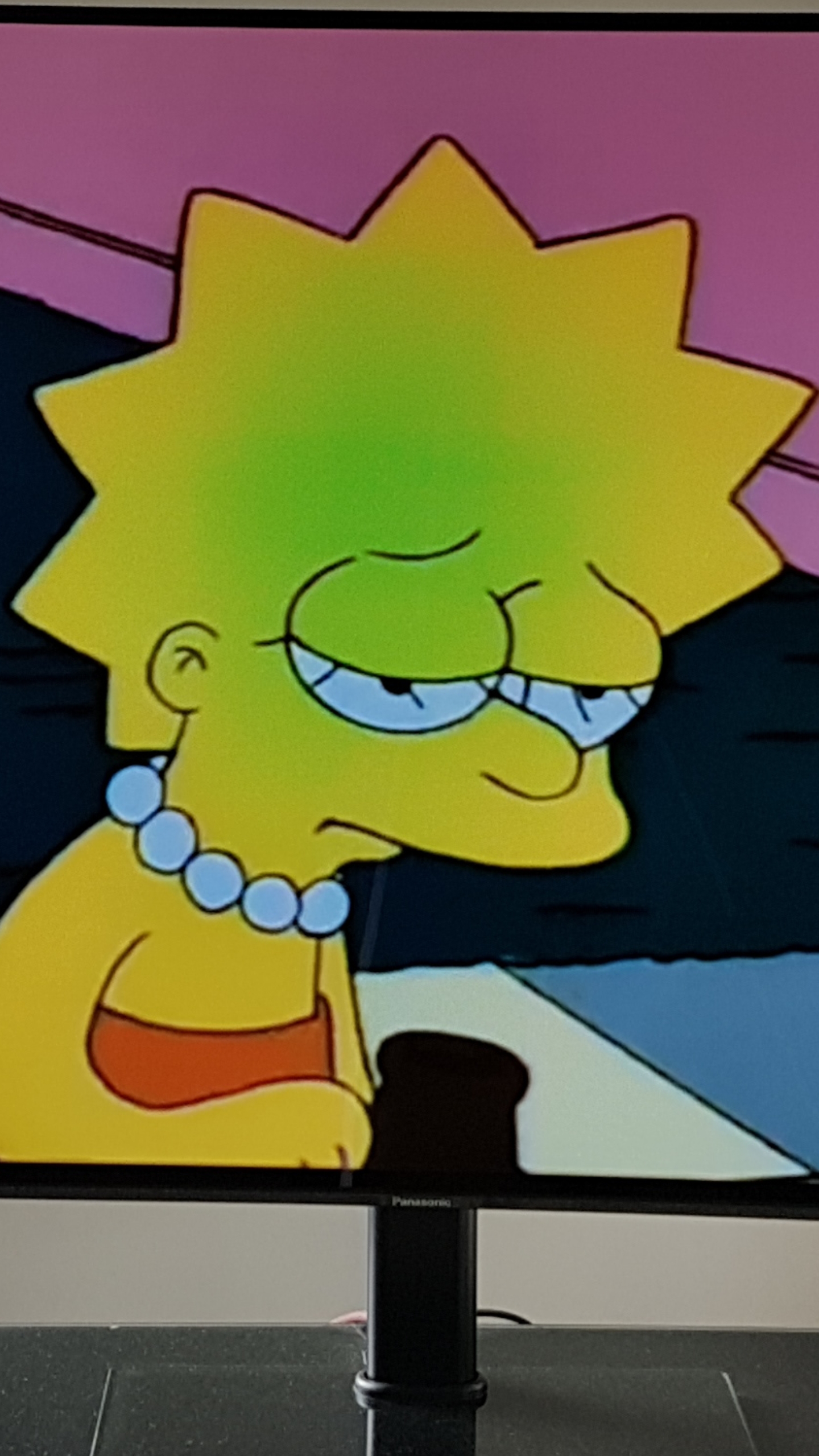 Fix OLED TV screen burn green faces with picture settings | GI Chow